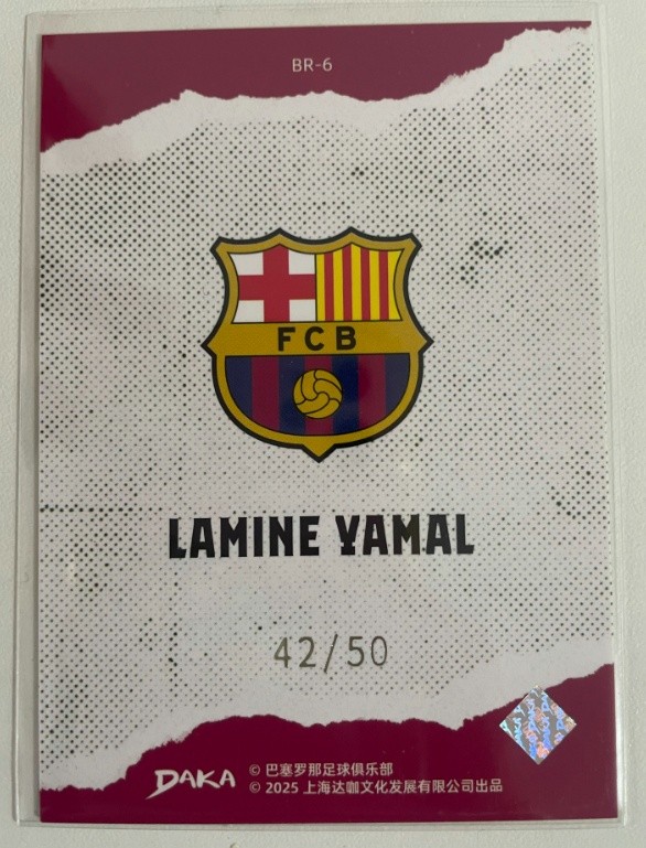 Lamine Yamal 2024-25 Daka FC Barcelona Team Set Top of the World 42/50 ...