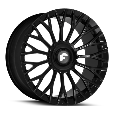 22" Forgiato NB6-M Black Forged Concave Wheels Rims Fit Benz S500 S580 ...