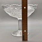 Lovely Higbee Yoke And Circle Compote Pedestal Bowl Early American ...