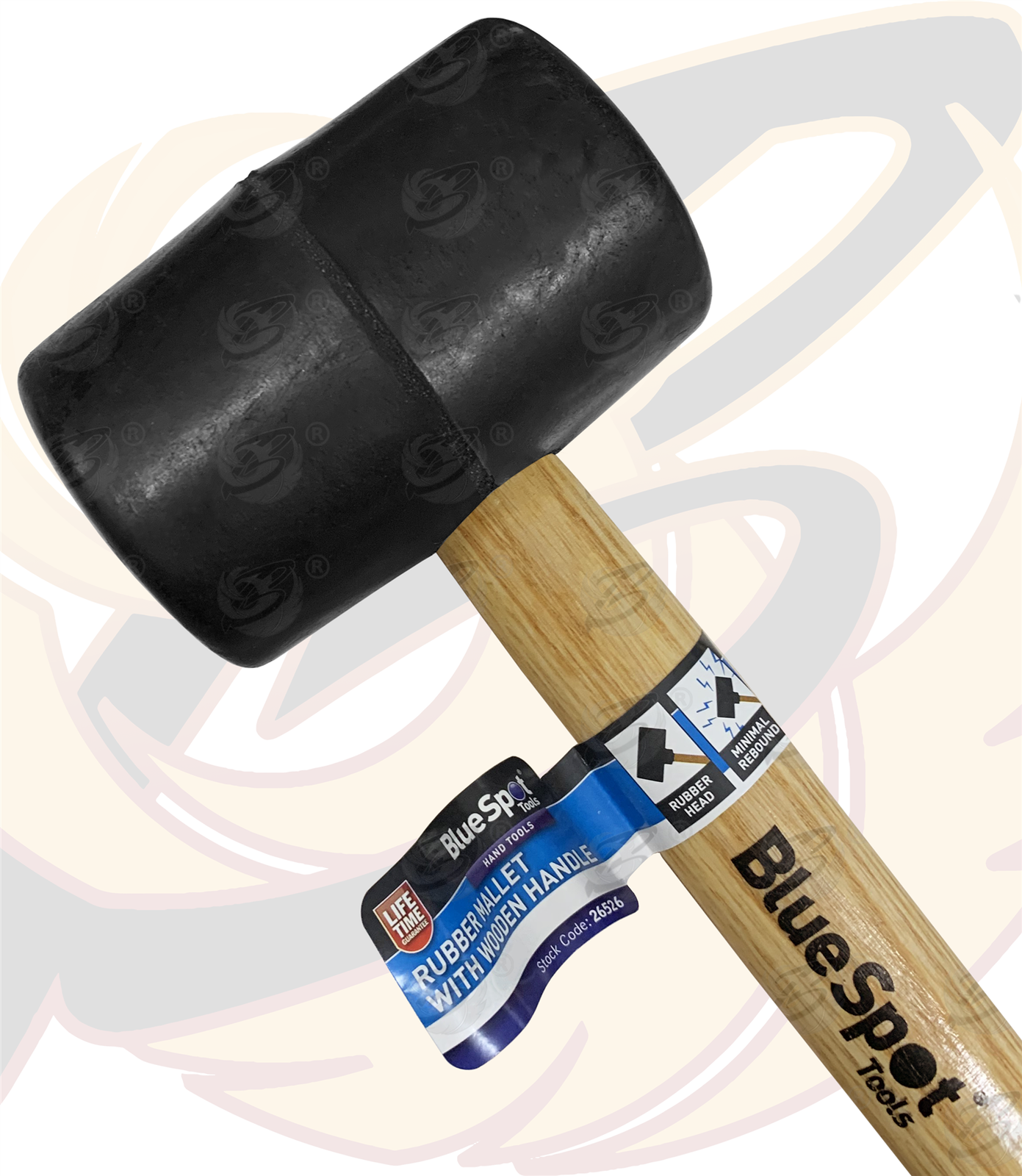 Rubber Mallet 32oz Rubber Hammer Paving Mallet With Wooden Handle ...