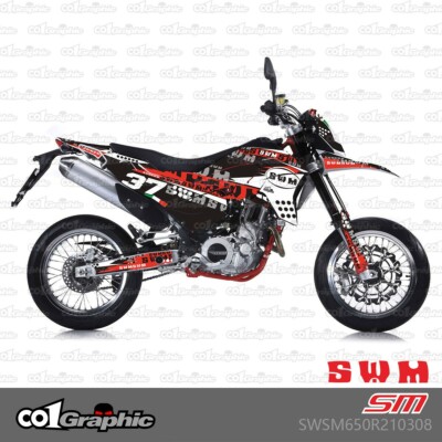 GRAPHICS DECALS STICKERS KIT FOR SWM SM 650R 2015-2024 | eBay