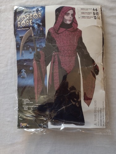 HORROR ROBE HALLOWEEN COSTUME LARGE 12-14 NEW OTHER SEE BELOW | eBay