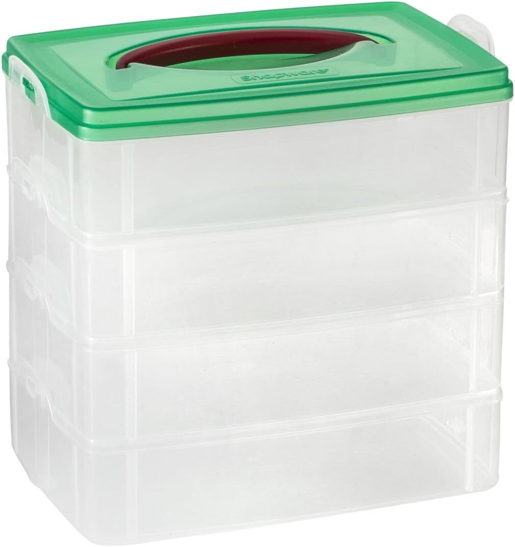 Snapware FBA_ Snap 'N Stack Seasonal (4) 6"X9" Rectangle 2.5" L(6 ...