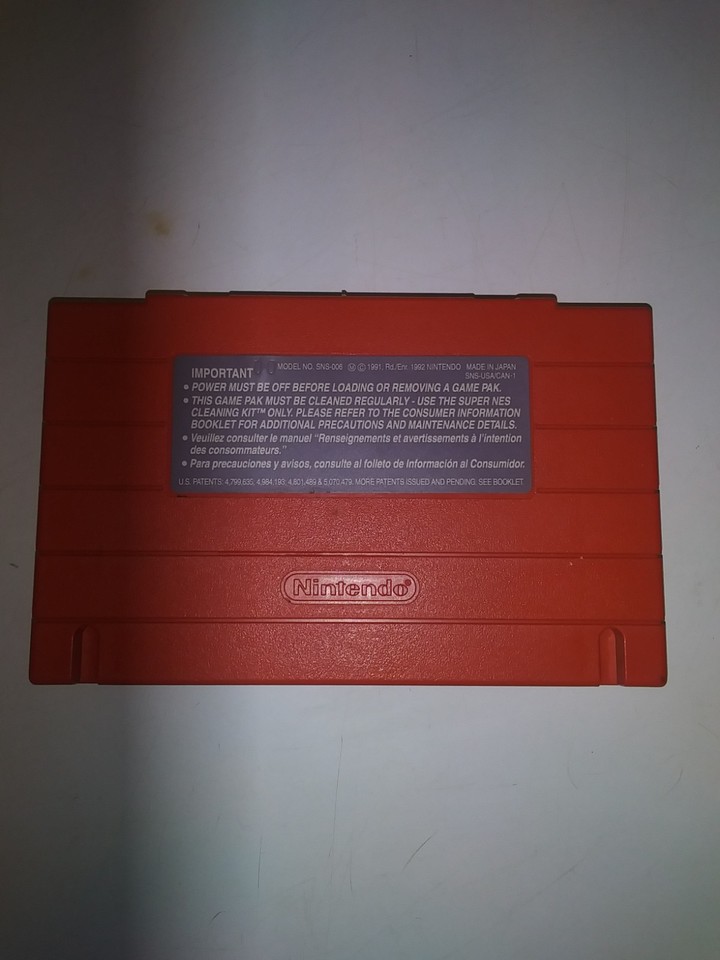 Spider-Man and Venom Maximum Carnage Super Nintendo SNES Red Cartridge ...