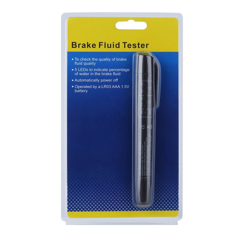 Brake Fluid Tester Car Diagnostic Tool 5 LEDs Brake Fluid Testing Tools ...