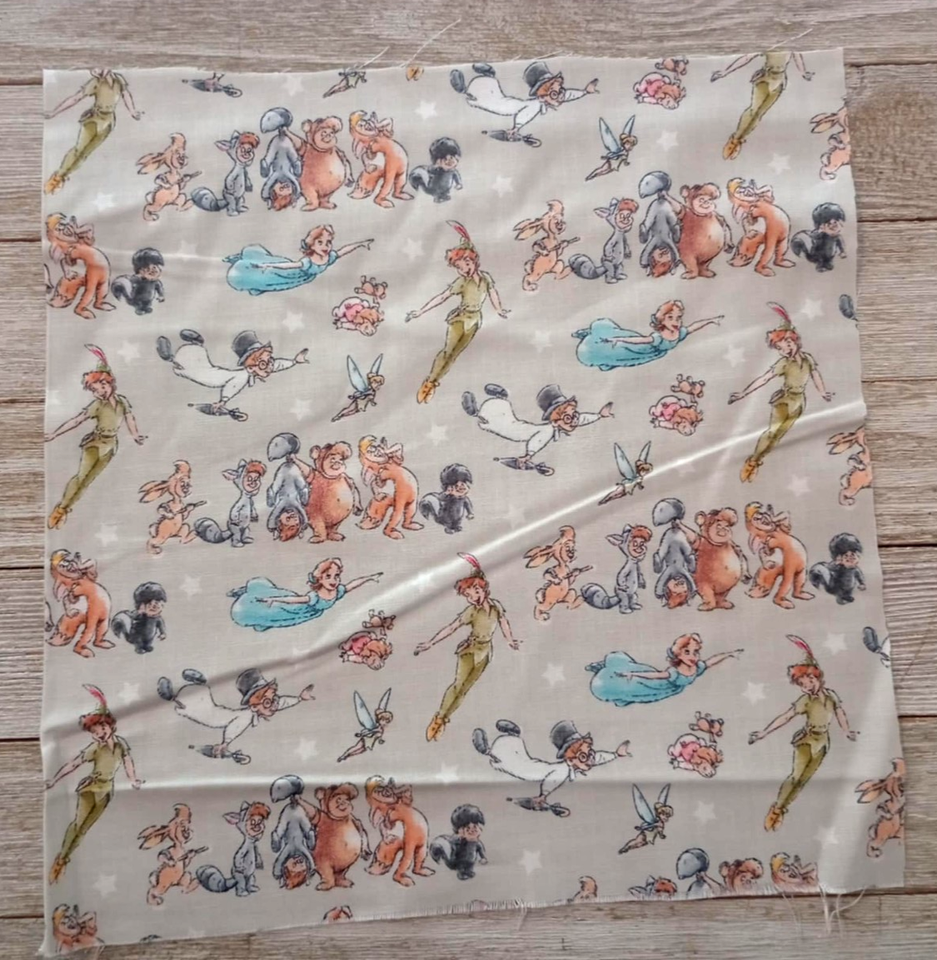 Peter Pan Wendy Fabric Sewing Crafting Length Piece 9" x 9.5" New | eBay