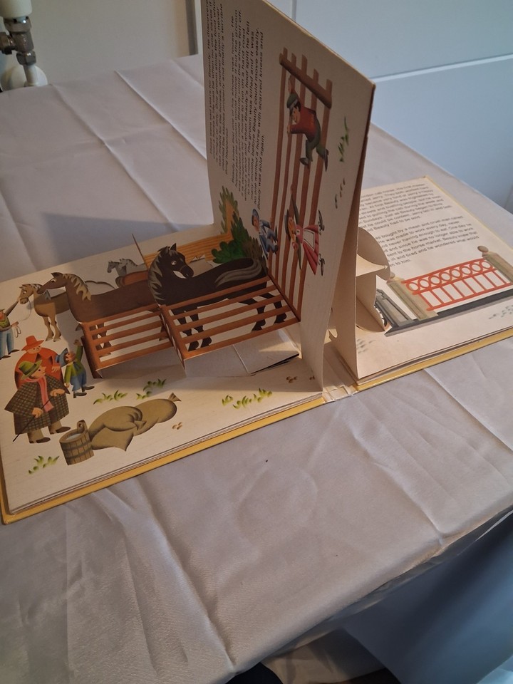 Vintage Brown Watson Black Beauty Pop Up Book 1975 | eBay UK