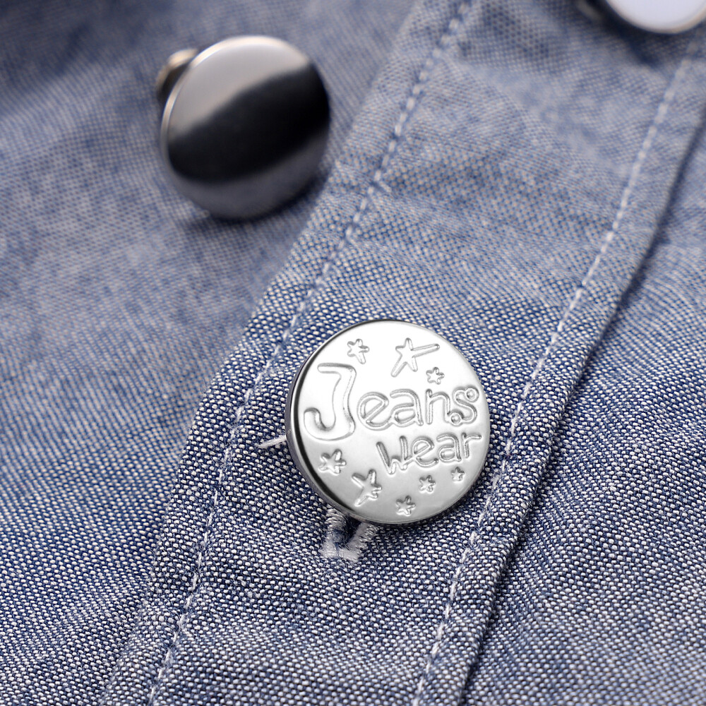 36 Pcs Jean Button Replacement Jeans Buttons Stylish Denim Decorate ...
