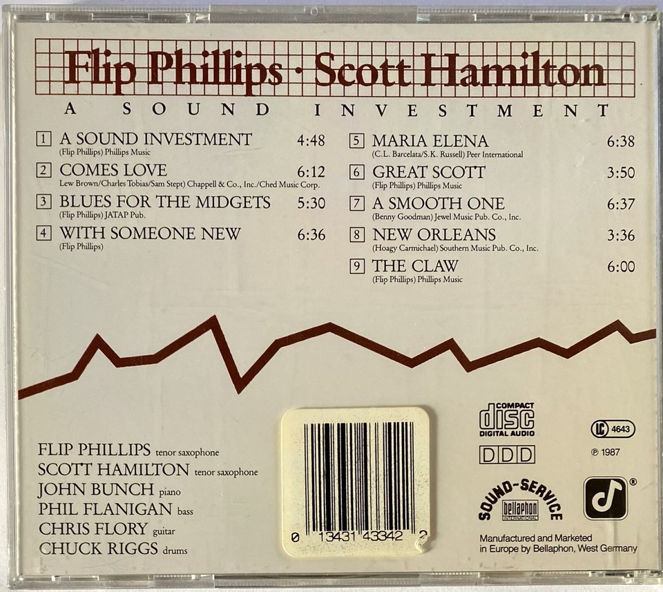 Flip Phillips - Scott Hamilton - A Sound Investment - Superb Like New ...
