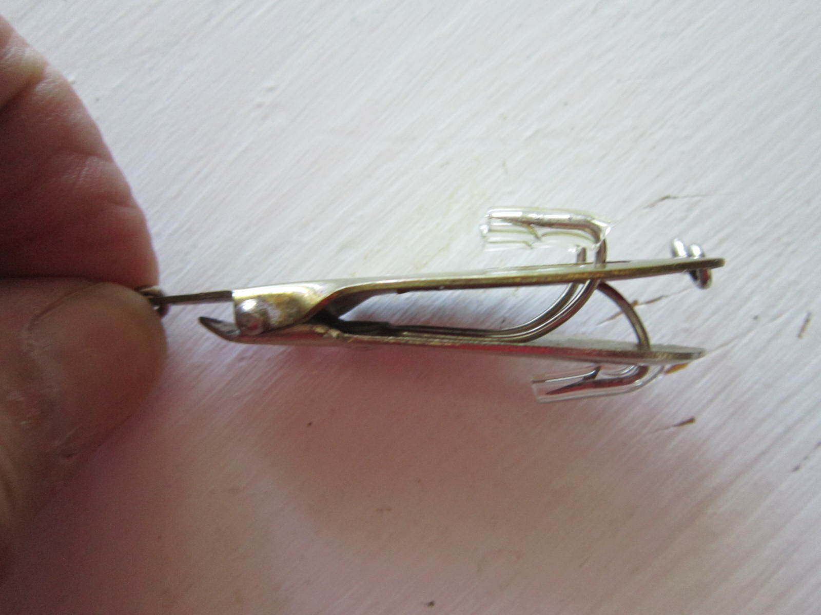 VINTAGGE SPRING LOADED SPINNER LURE METAL | eBay