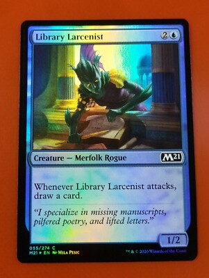 1x Library Larcenist | FOIL | M21 Core Set 2021 | MTG Magic Cards | eBay