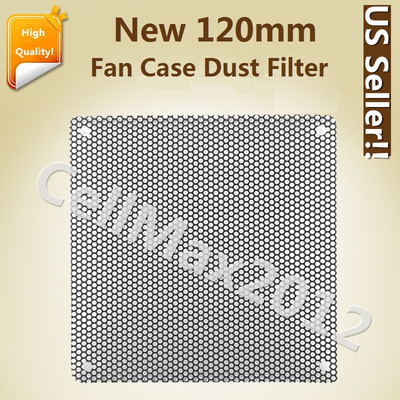 120mm Computer PC Dustproof Cooler Fan Case Cover Dust Filter Mesh with ...