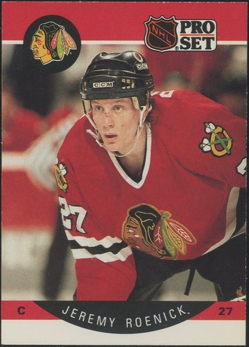 1990-91 NHL Pro Set Jeremy Roenick Rookie Chicago Blackhawks RC #58 | eBay