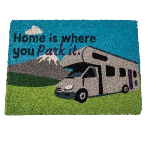 Camping Door Mat Heavy Duty Coir Caravan Motorhome VW Camper Door Mat ...
