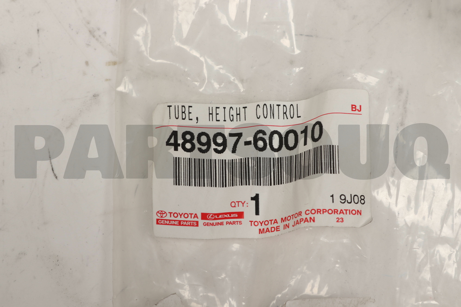 4899760010 Genuine Toyota TUBE, HEIGHT CONTROL, REAR NO.4 48997-60010 ...