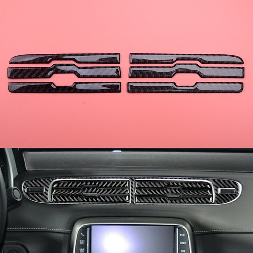 Carbon Fiber Console Air Outlet Vent Cover fit for Chevrolet Camaro 10 ...