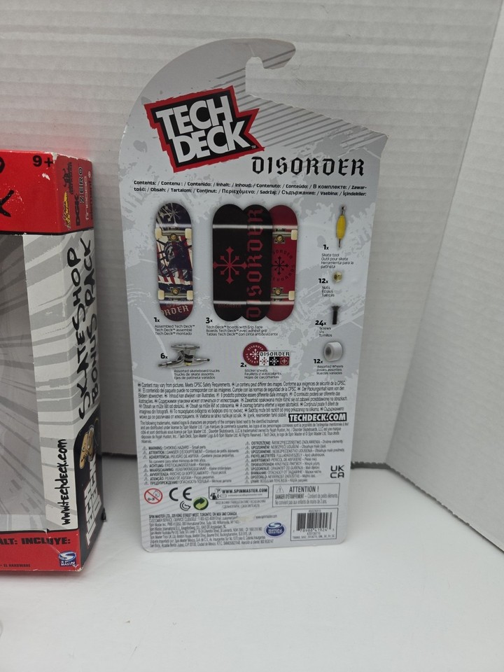 2007 Tech Deck Finger Skateboards Sk8 Shop Pack - Disorder Skateboards ...