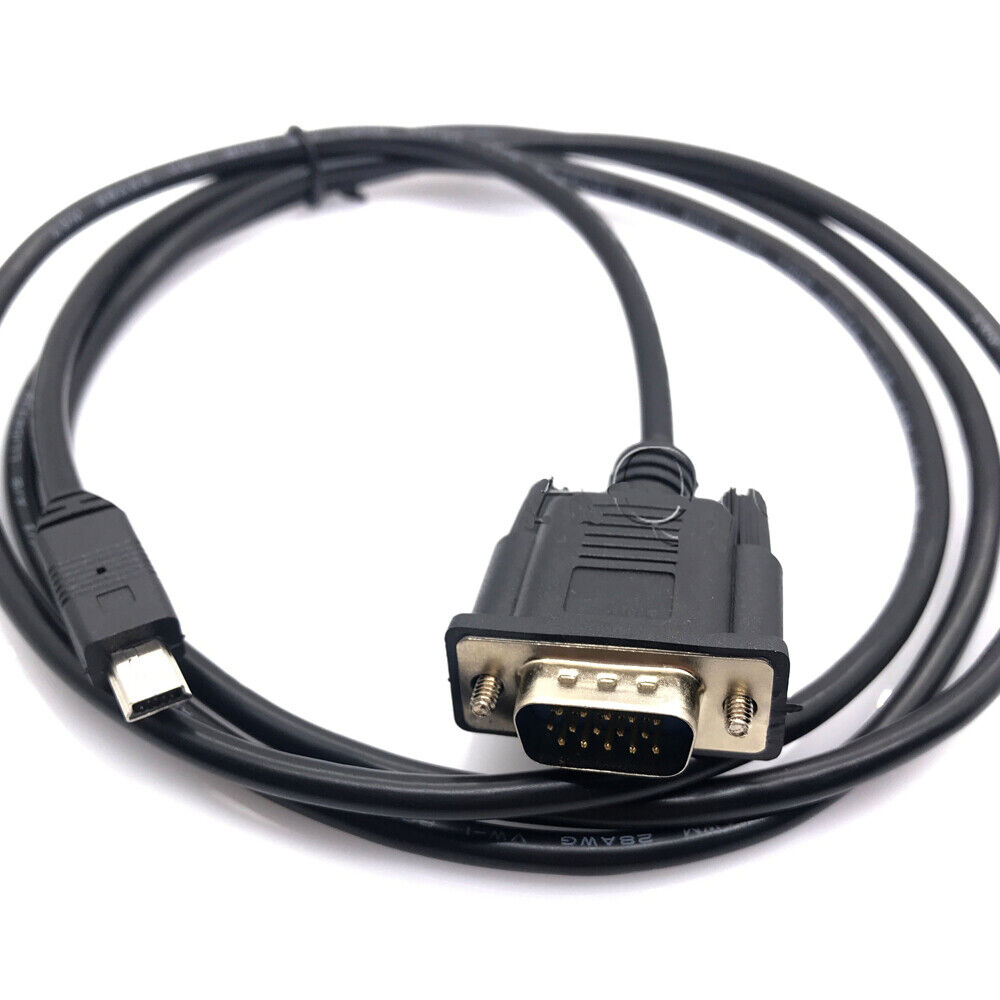 1.5M Mini USB Male To 15Pin VGA 15 Pin Male Cable Cord For Mobile DVD ...