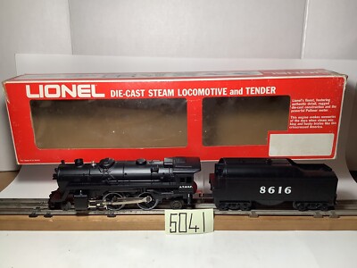 Lionel 6-8616 AT&SF Die Cast Steam Engine &Tender OB,Styrofoam Box. | eBay