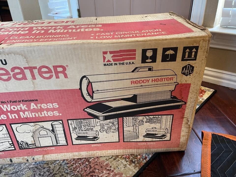 Reddy Heater Model R35A 35,000 BTU Portable Forced Air Heater - BRAND ...