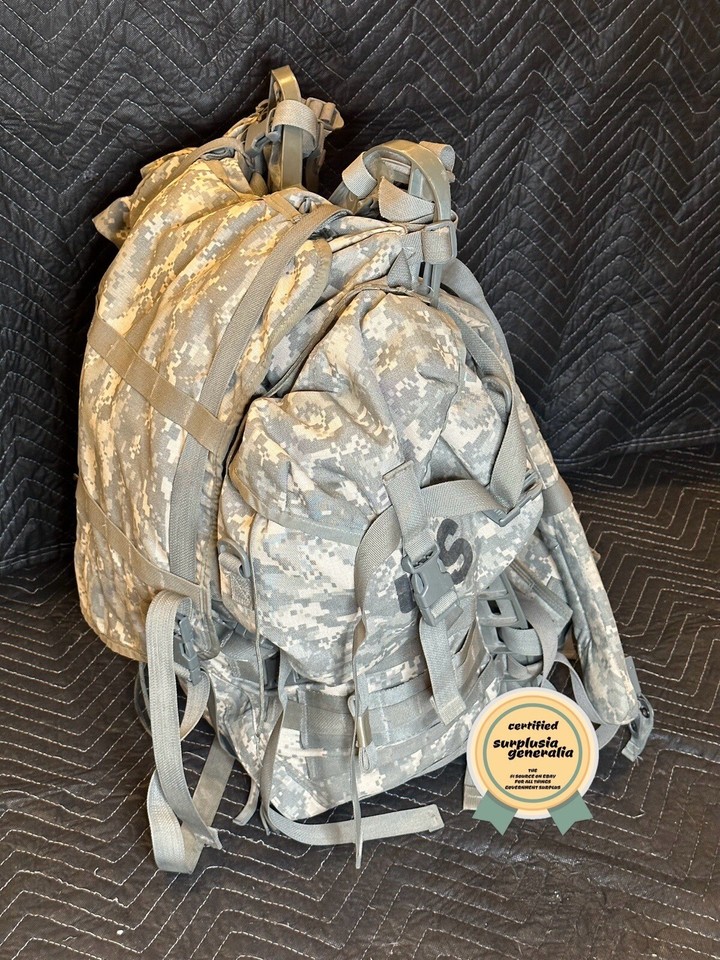 MOLLE II Large Rucksack Sets! Complete Field Pack Set w/ Straps, Frame ...