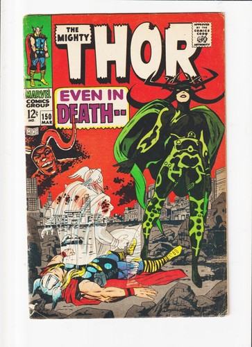 Thor #150 Marvel Comic KEY Hela, Wrecker & Destroyer App TRITON ORIGIN | eBay