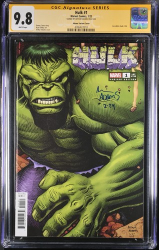 Hulk #1 Arthur Adams Variant CGC 9.8 - Signed | eBay