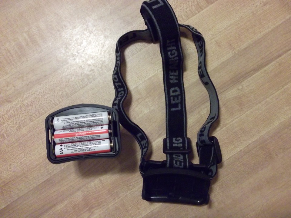 Headlight LED Flashlight Focus Strap SMALL Head Lamp Adjustable For ...