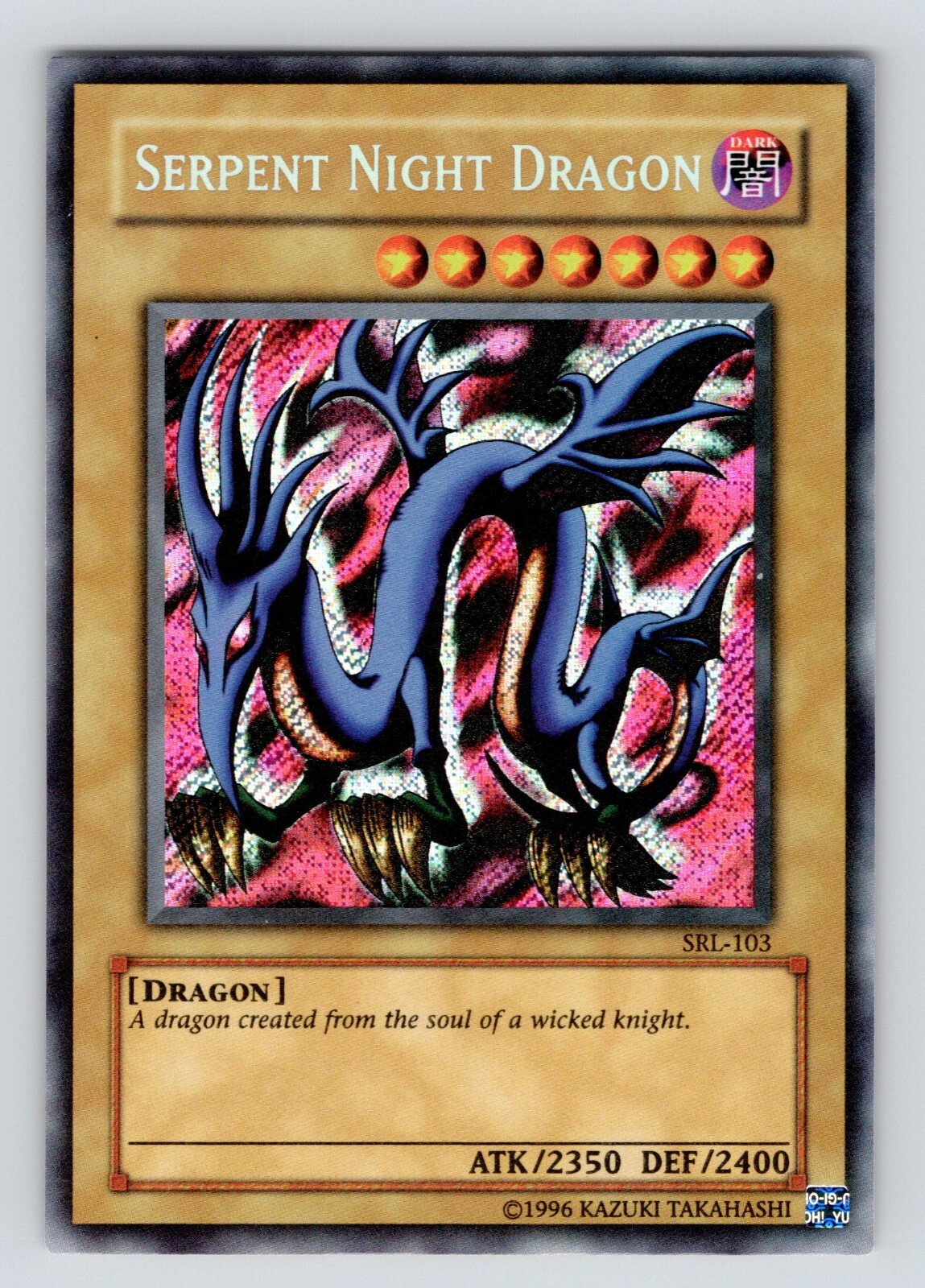 NM, Yu-Gi-Oh! TCG Serpent Night Dragon Spell Ruler SRL-103 Unlimited ...