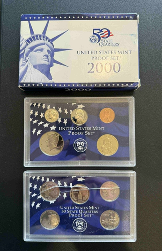 2000 United States Mint Silver Proof Coins Set Uncirculated | eBay