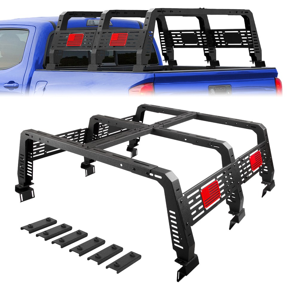 22.5" High Full-Size Truck Bed Rack Fits Ford F-150 &Ram 1500 ...