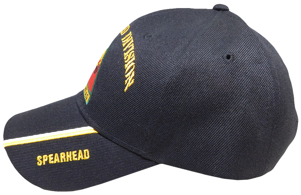 U.S. ARMY 3rd Armored Division Spearhead Shadow Black Cap Hat (2 Pack ...