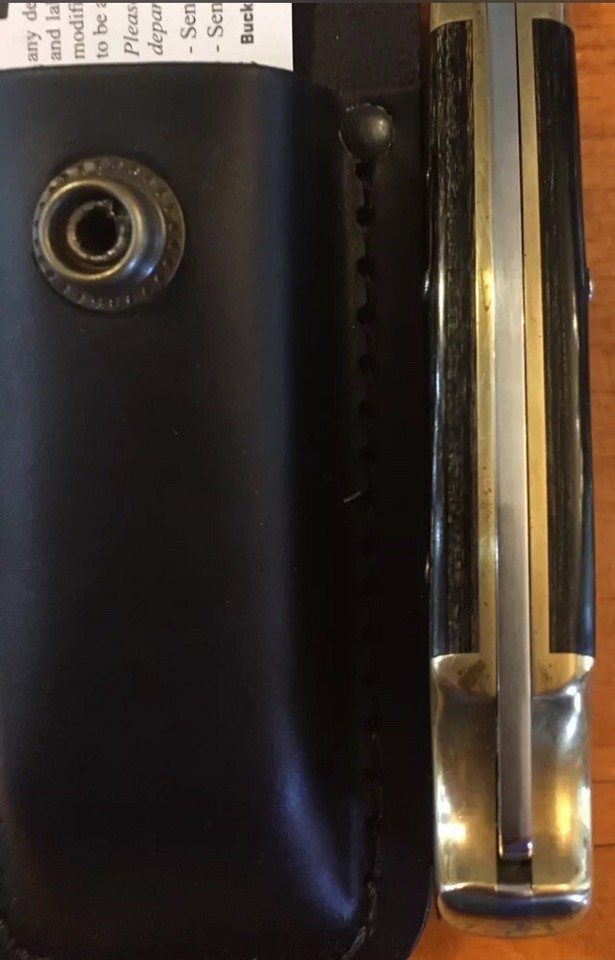 buck knife 112 ranger bos 5160 carbon sheath custom 110 knives lot rare ...