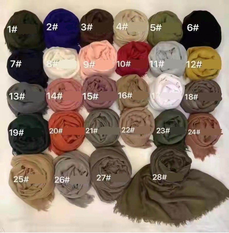Modal hijab scarf wrap soft lightweight breathable shawl headcover ...