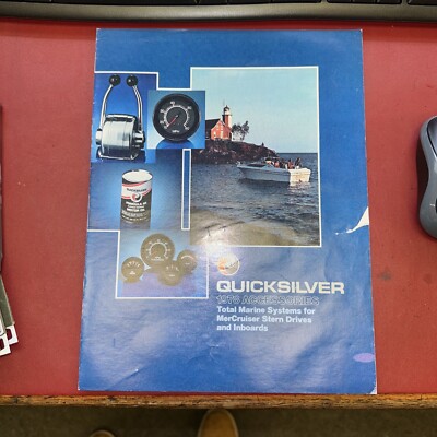 vintage paper item - quicksilver 1978 accessories catalog 12 pages ...