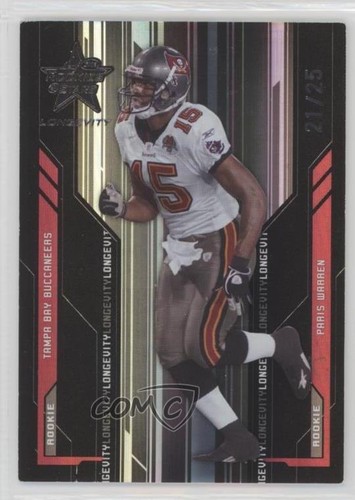 2005 Leaf Rookies & Stars Longevity - Black #241 Paris Warren /25 (RC ...