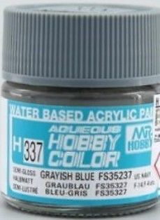 Mr Hobby - Gunze H-337 - Aqueous Hobby Colors (10 ml) Grayish Blue ...