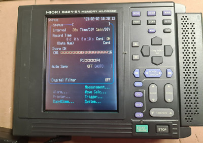 Hioki 8421-51 Memory HiLogger, 16-Channel superb condition tested | eBay