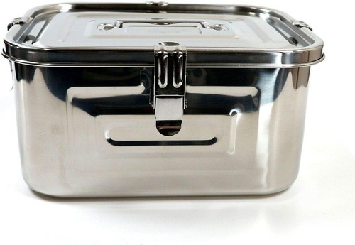 Stainless Steel Storage Sealed Container 7.5L 10.6"x8.3"x5.5" | eBay