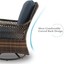 3 PCS Outdoor Swivel Rocker Patio Chairs Set Furniture Sofa Rattan ...