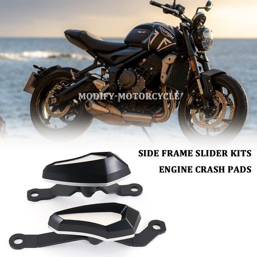 MOTORCYCLE ACCESSORIES SIDE FRAME SLIDER KITS For Triumph Trident 660 ...