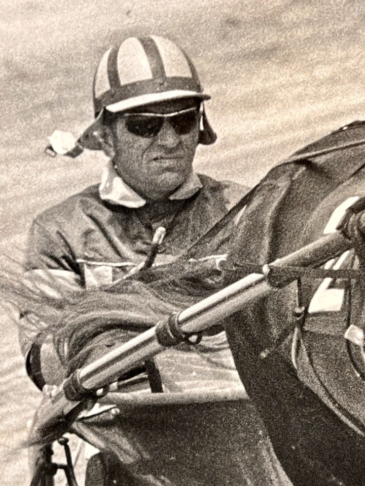 1974 LITTLE BROWN JUG HORSE RACE PREVIEW FRAMED PICTURE JOCKEY TOM ...