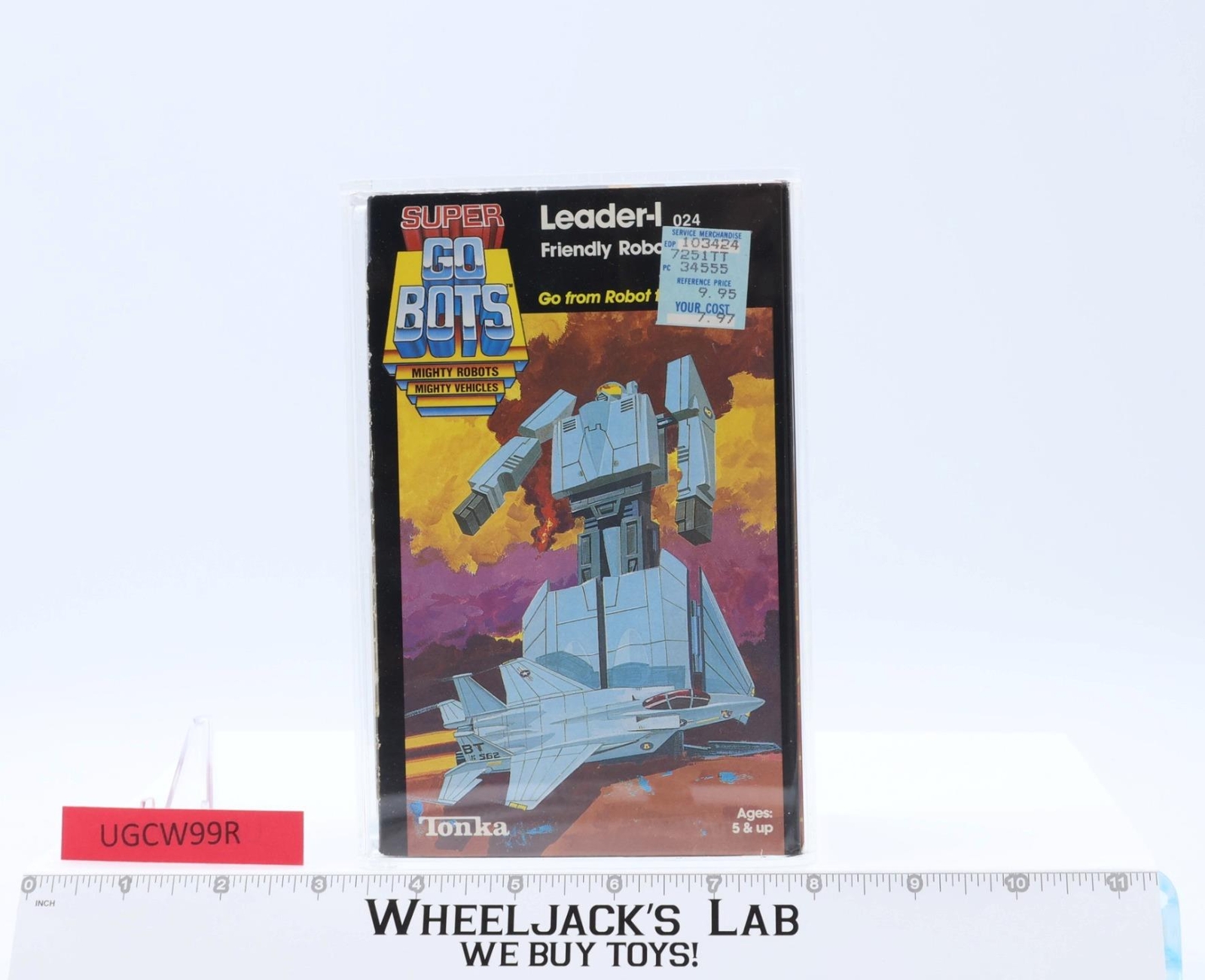 Leader-1 024 CAS GRADED 85+ Super Go Bots 1984 Tonka Action Figure NEW ...