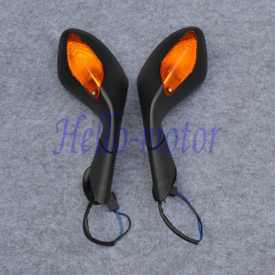 Turn Signal Rear View Side Mirrors for Aprilia RSV4 2004-2014 12 06 07 ...