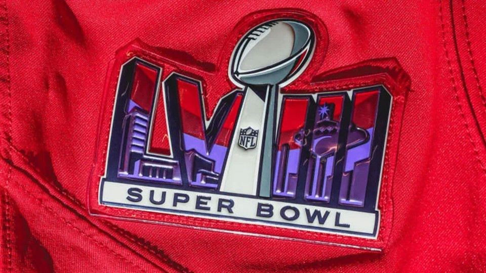 OFFICIAL LAS VEGAS 2024 SUPER BOWL LVIII 58 CHROMAFLEX CLEAR JERSEY ...