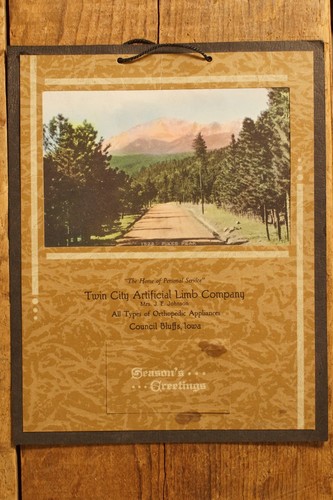 Antique Twin City Artifical Limb Co. Council Bluffs IA Advertising ...