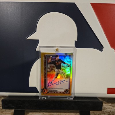 2025 Topps Series 1 GUNNAR HENDERSON Flagship Real One Auto GOLD 30/50 ...