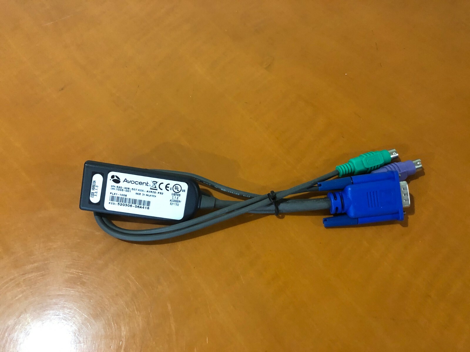 Avocent 520-306-507 AVRIQ-PS2 Module KVM Switch Interface IP Adapter ...