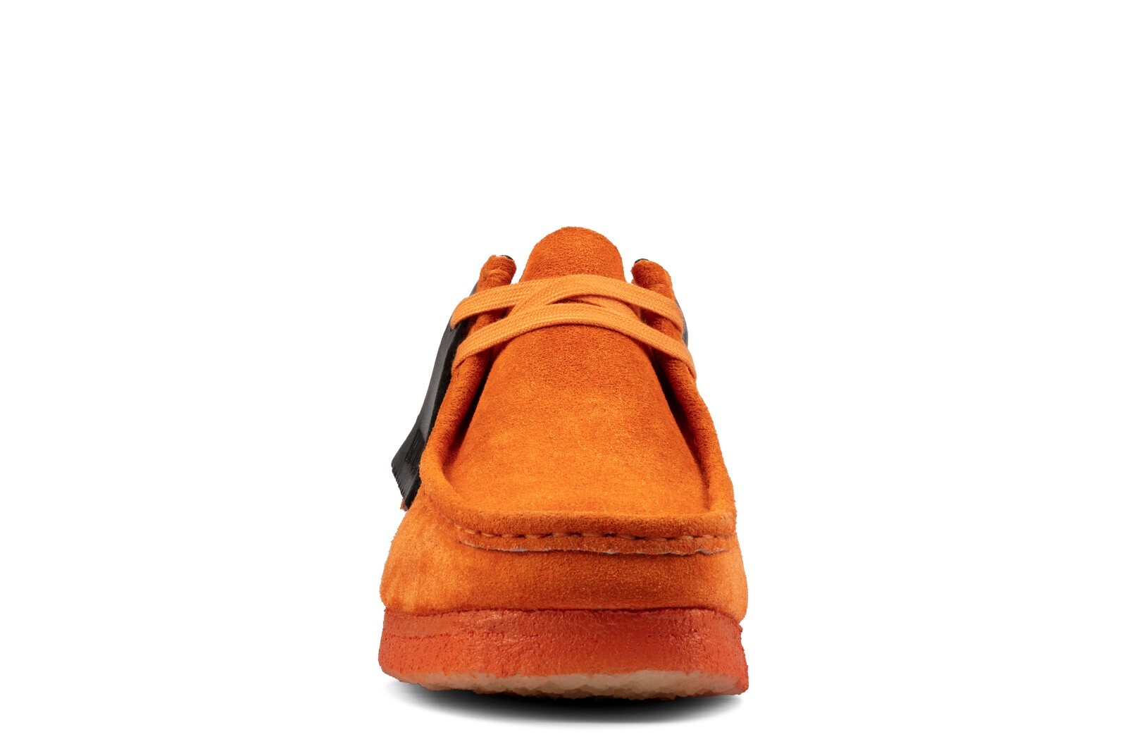 NEW MENS CLARKS ORIGINAL WALLABEE LIMITED EDITION PUMPKIN ORANGE SUEDE ...