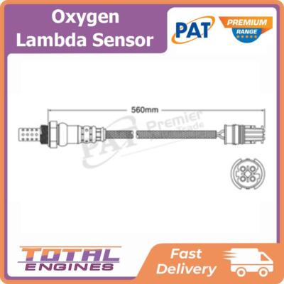 PAT Premium Oxygen Lambda Sensor fits BMW X5 E70 3.0L 6Cyl N52 B30 ...